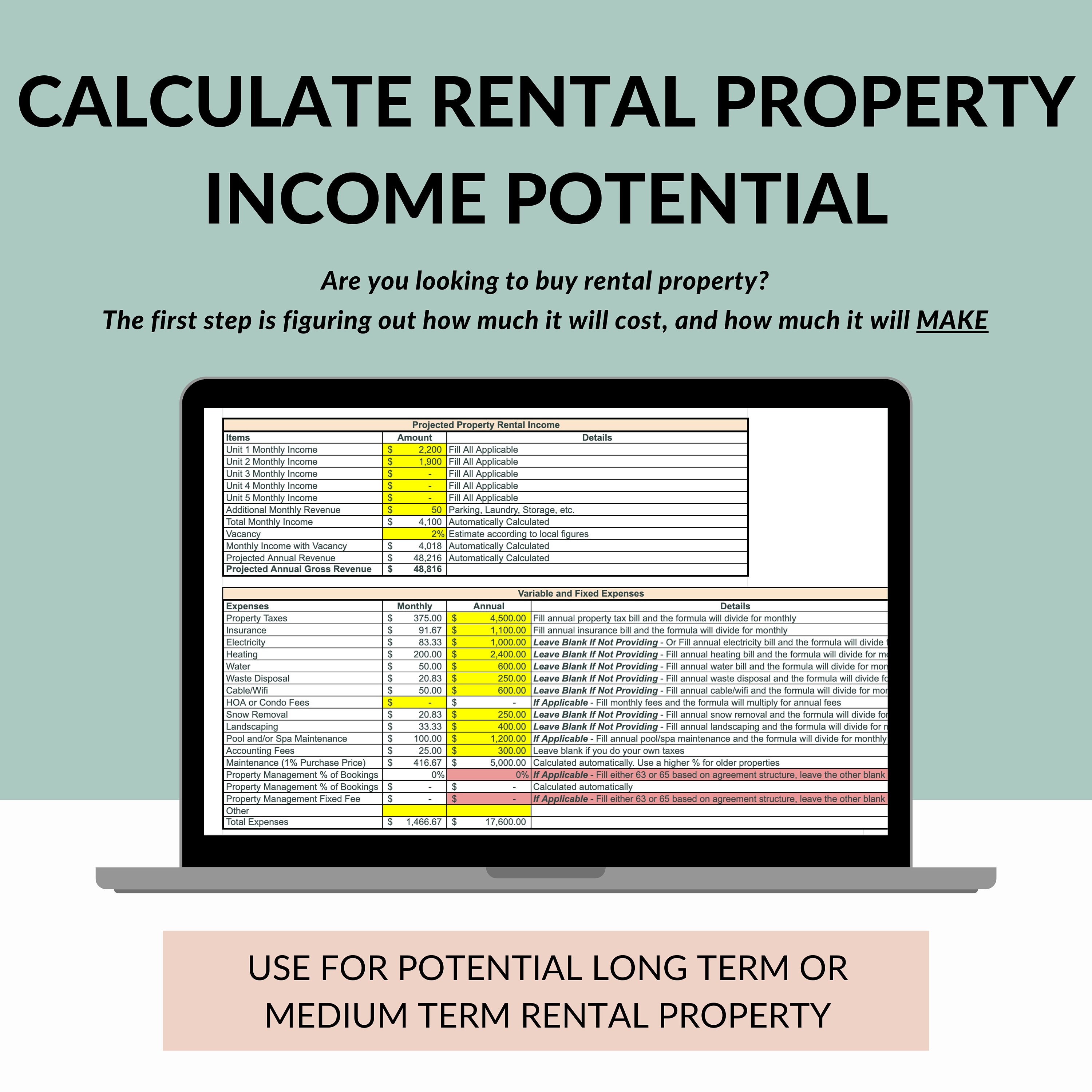 Long Term Rental Property Analysis: Acquisition Costs, Rehab and ...
