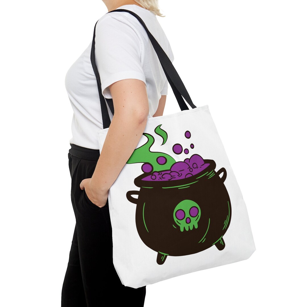 Halloween/spooky/cauldron Tote Bag halloween Tote Bag Spooky - Etsy