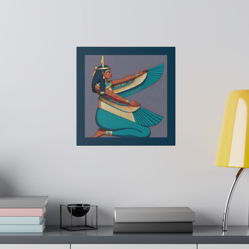 Egyptian Goddess Maat: Matte Canvas, Stretched, 0.75 - Etsy