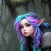 Ethereal Fantasy Unleashed: Dark Forest Elf Family, Instant Digital ...