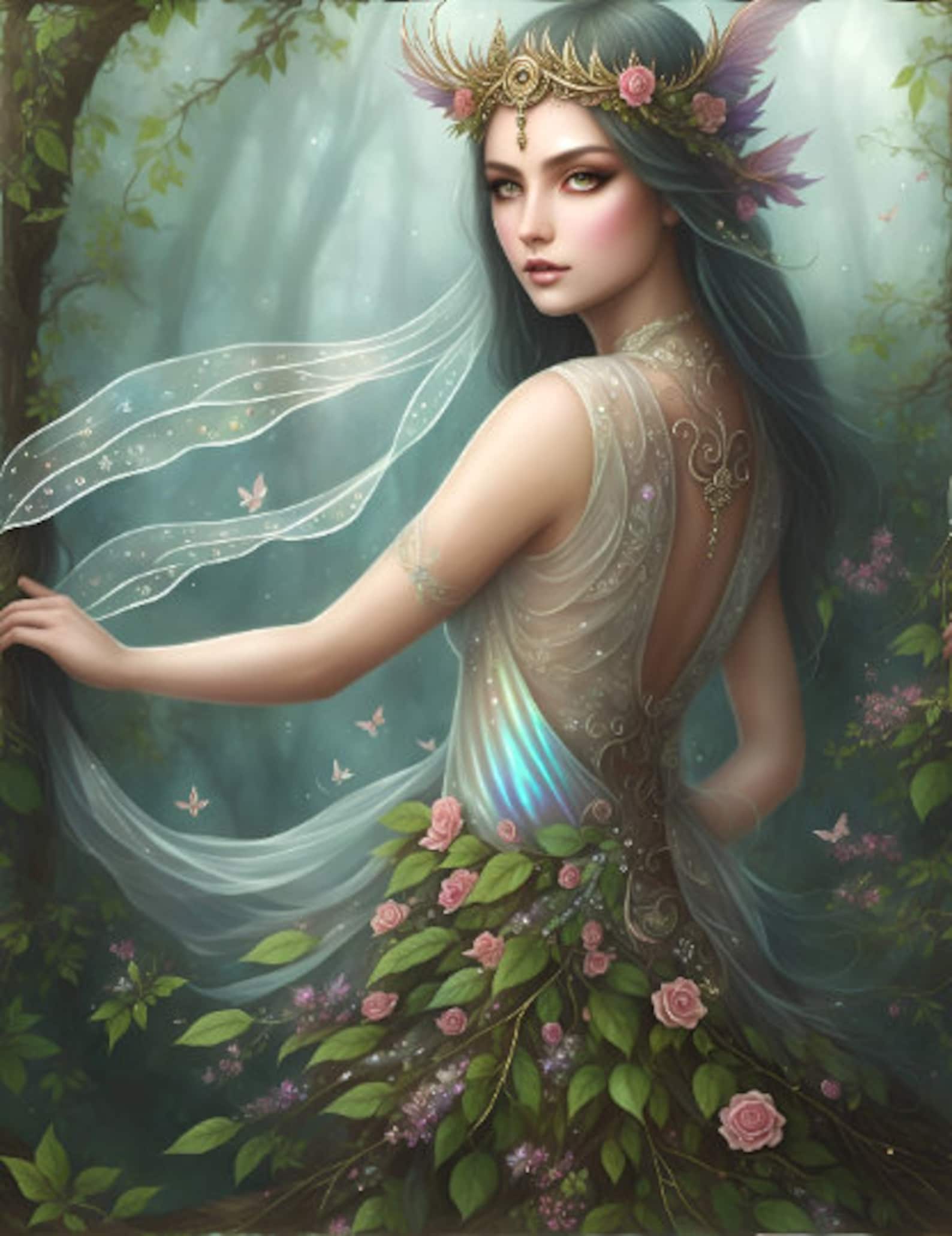 Fairy Princess Art Pixiecore Ethereal World Home Wall - Etsy