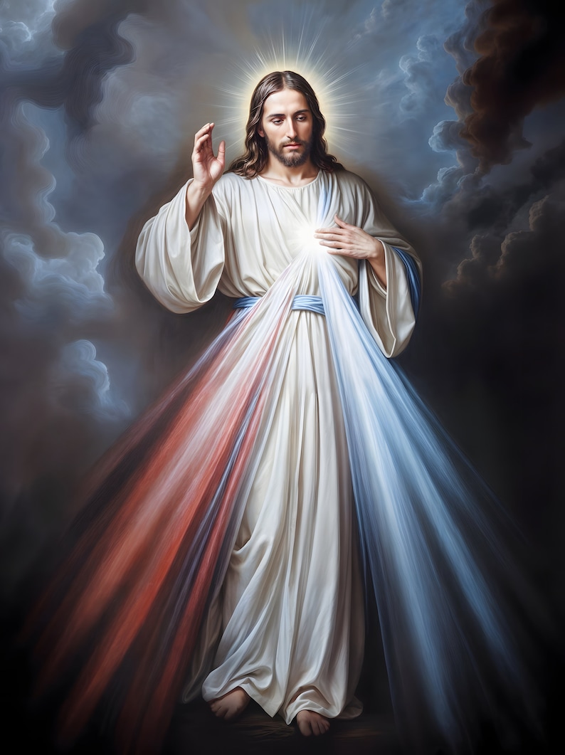 Divine Mercy Jesus: Wall Art Instant Digital Download - Etsy