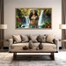 Caribbean Goddess Art Print: Tropical Waterfall Illustration (digital ...