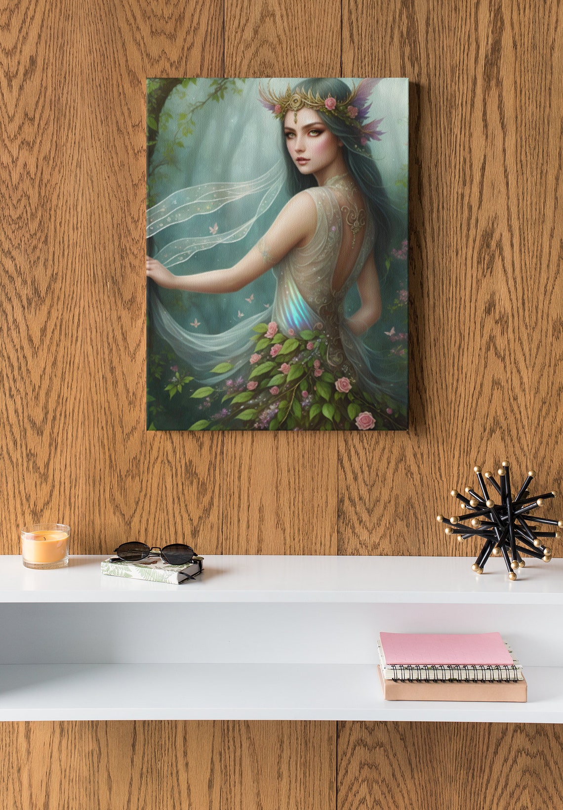 Fairy Princess Art Pixiecore Ethereal World Home Wall Decor Digital ...