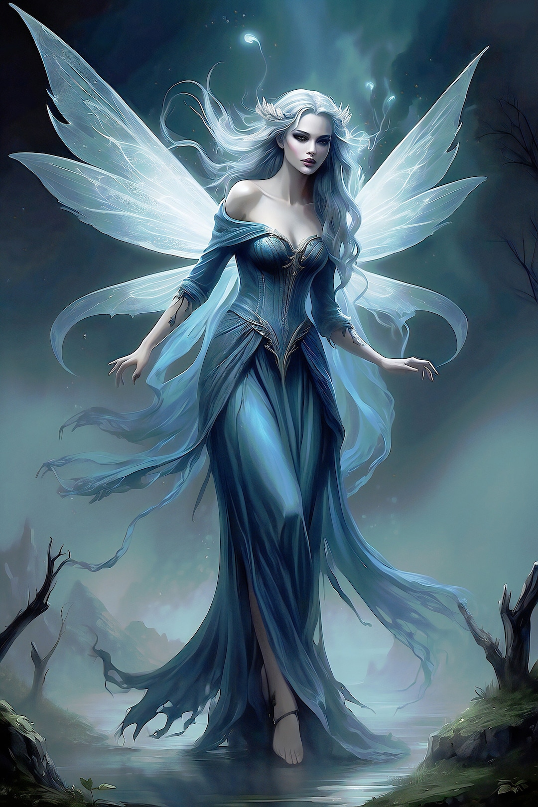 Banshee Beauty, Digital Download, Fairytale Woman, Dramatic Storybook ...