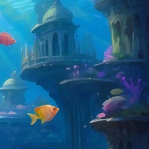 Enchanted Water Wonderland, Luminous Ethereal Mermaid II: Instant ...