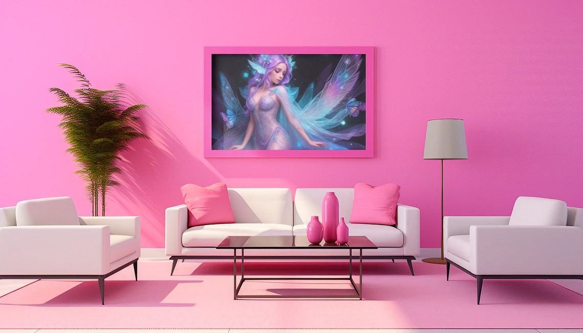 Magic Fairy Ethereal World Fantasy Art: Home Wall Decor Digital ...