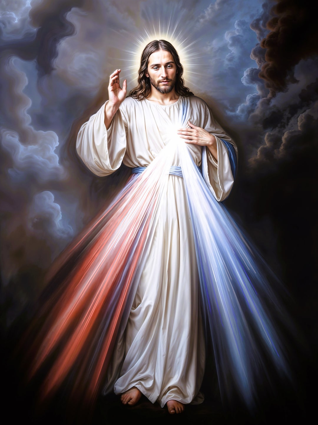 Divine Mercy Jesus: Wall Art Instant Digital Download - Etsy