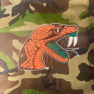 FAMU (florida A&M University) Rattlers Camouflage (camo) Jacket ...