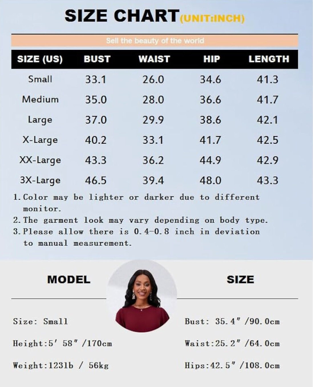 Zeta Phi Beta fitted Dress With Flare Sleeves White check Size Chart ...