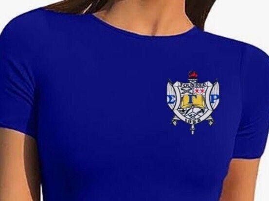 Sigma Gamma Rho Embroidered Bodycon Dress in Royal Blue - Etsy