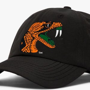 FAMU (florida A&M University) Embroidery Ball Cap in Black - Etsy