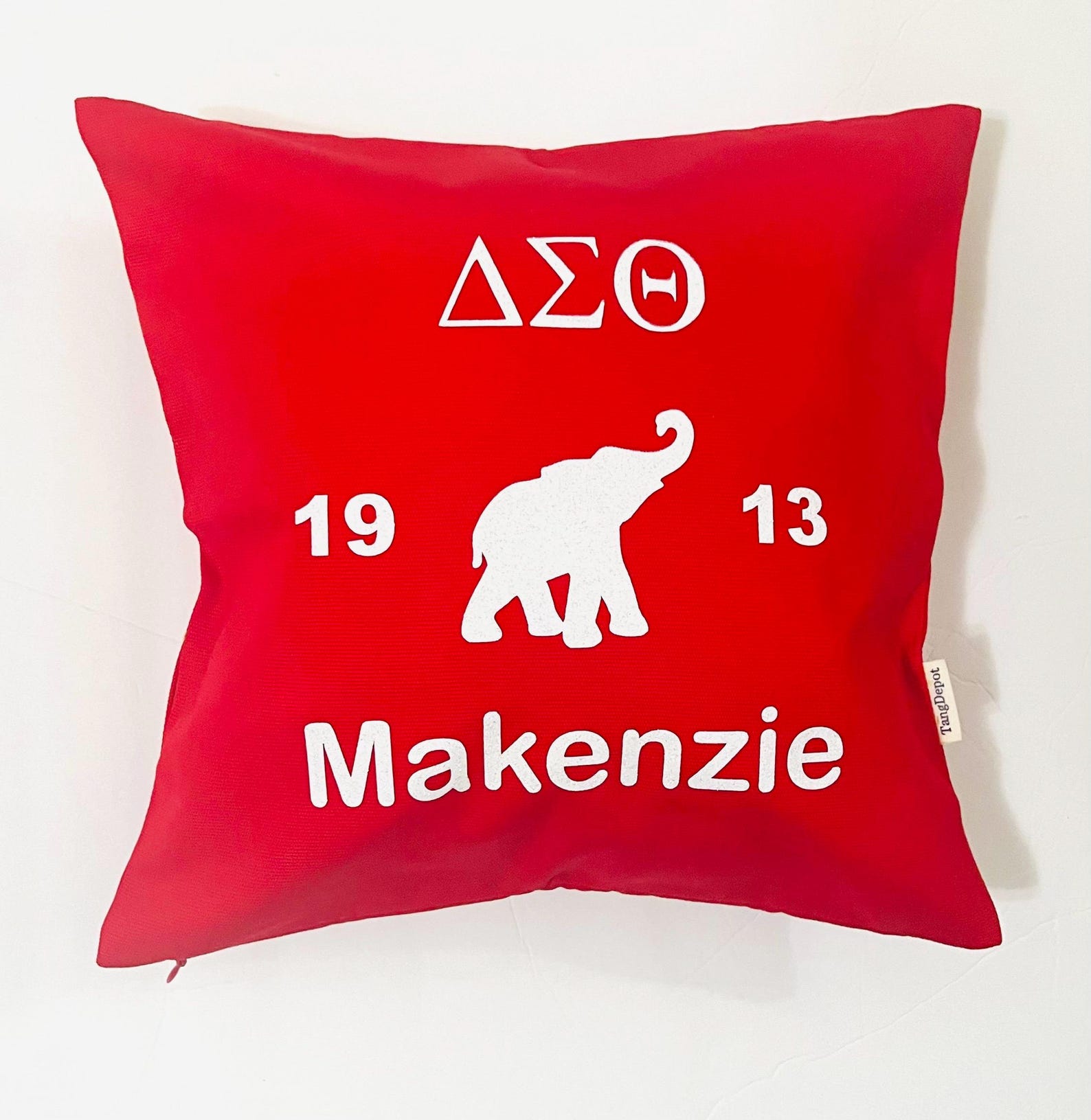 Delta Sigma Theta Glitter/non-glitter Pillow (optional-customized) - Etsy