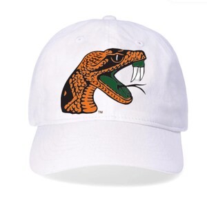 FAMU florida A&M University Ball Cap in White - Etsy