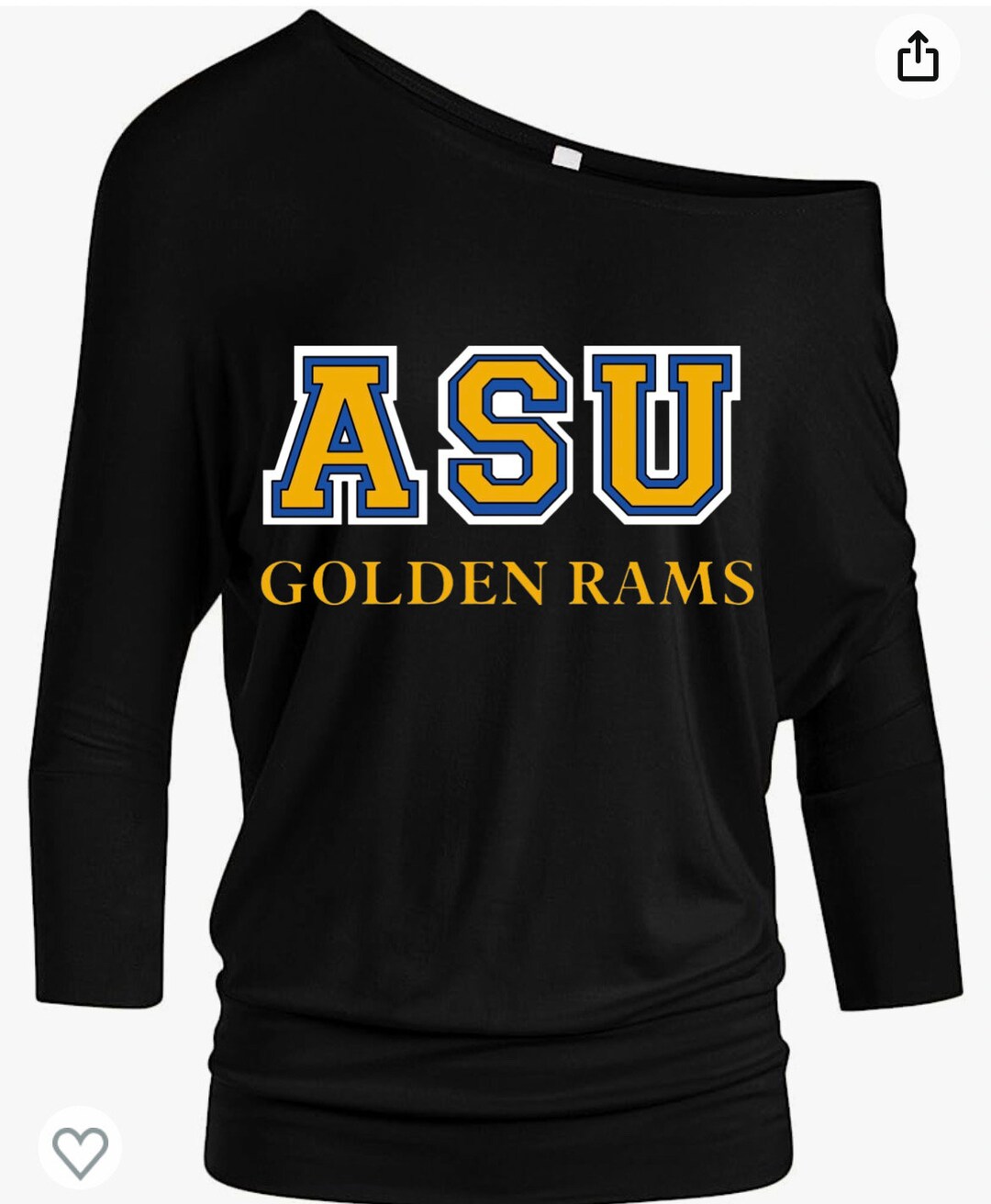 ASU (albany State University) Golden Rams A-line (off the Shoulder ...