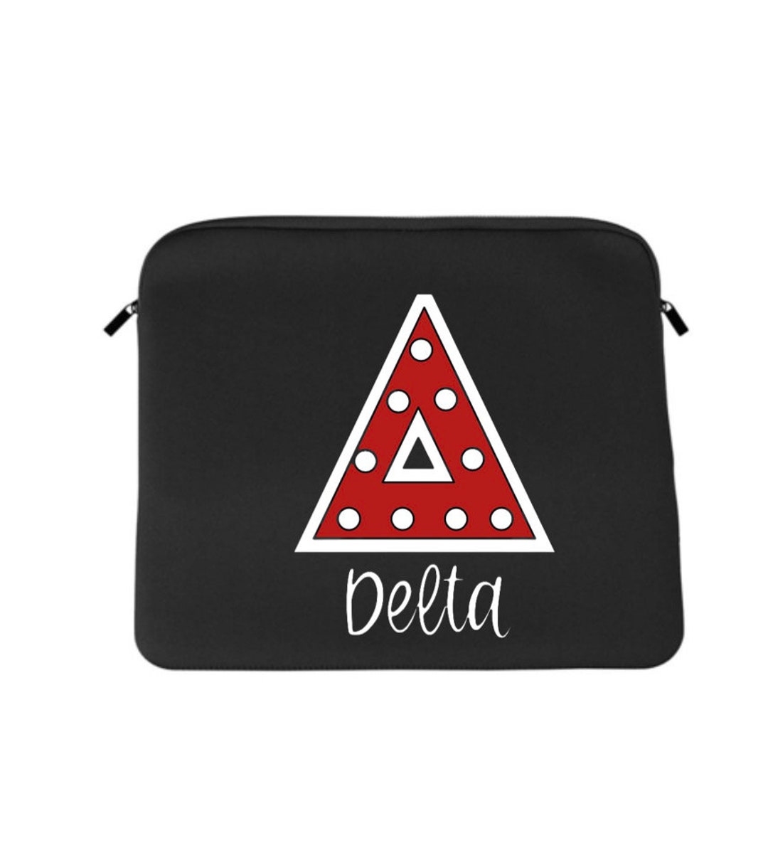Delta Sigma Theta Glitter/non-glitter 13” Laptop Bag (optional ...