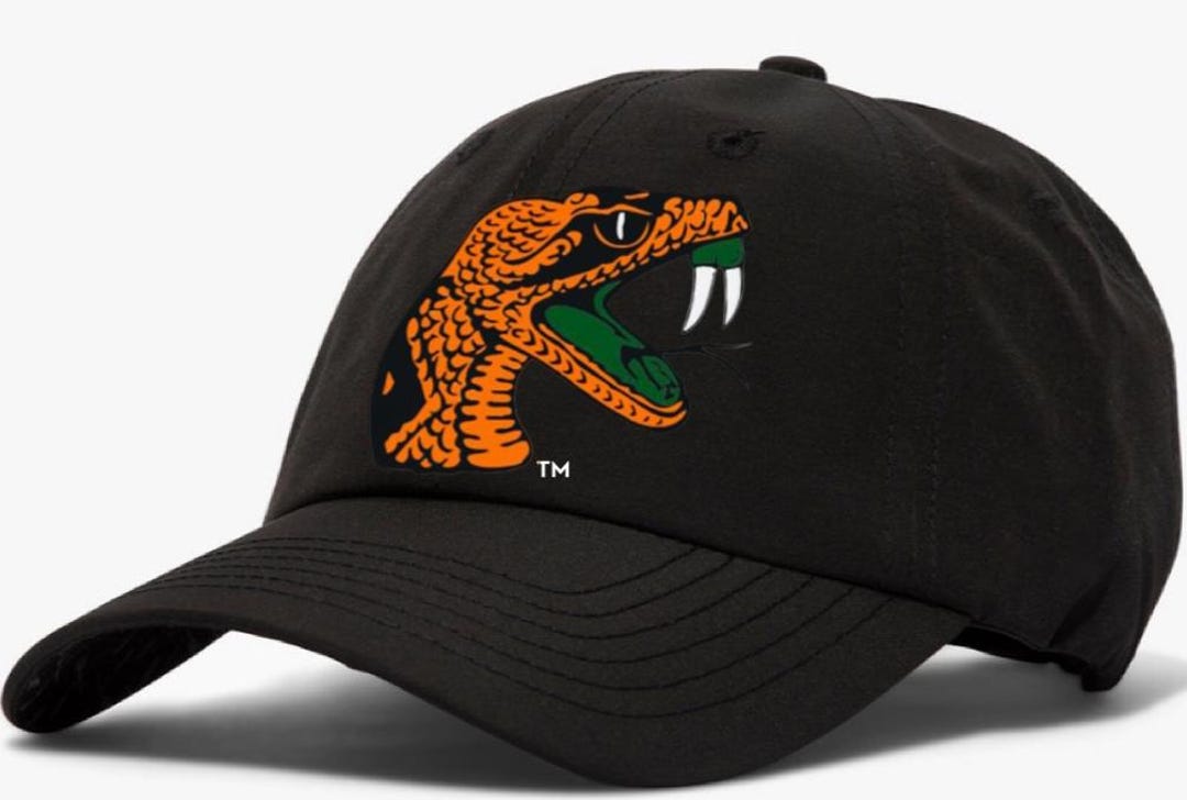 FAMU (florida A&M University) Embroidery Ball Cap in Black - Etsy