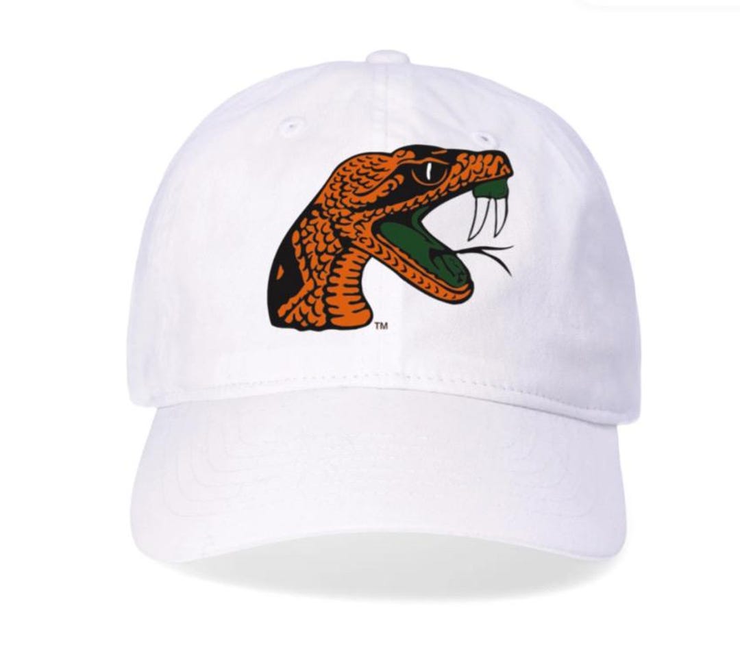 FAMU florida A&M University Ball Cap in White - Etsy