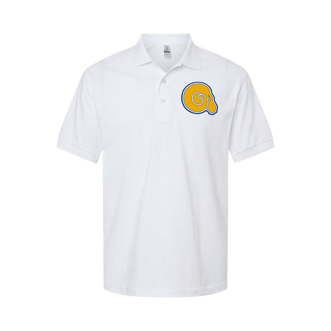 Albany State University Golden Rams Polo Shirt (unisex) in White - Etsy
