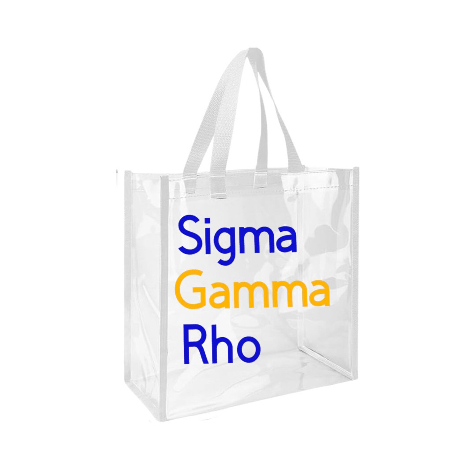 Sigma Gamma Rho Clear Tote Bag - Etsy