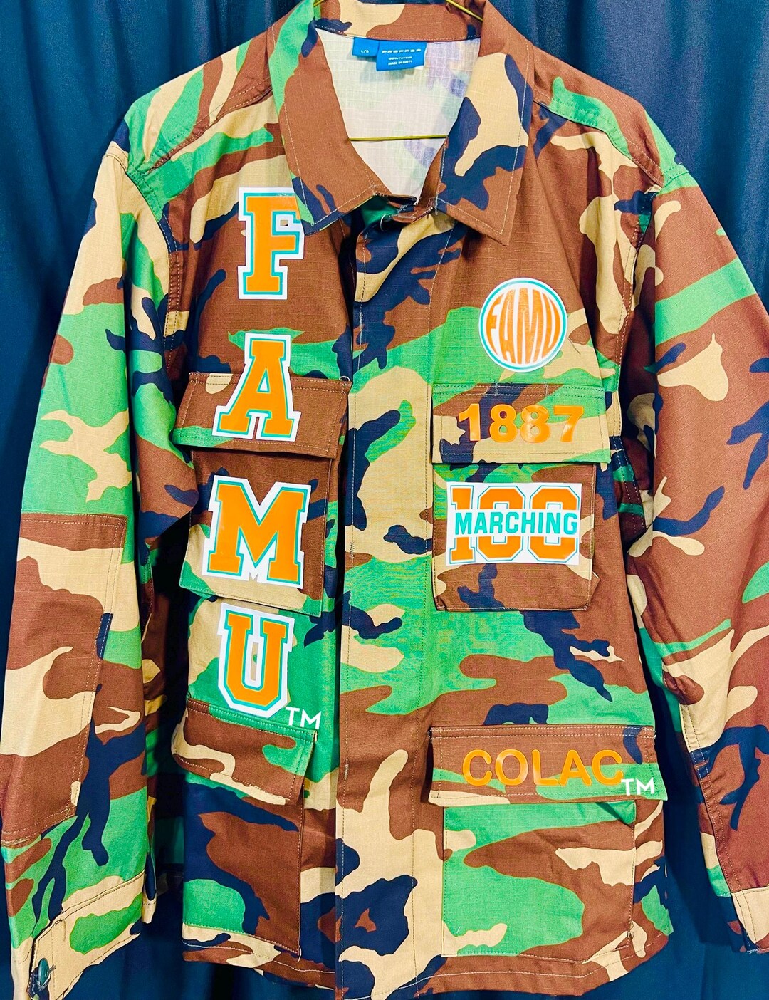 FAMU (florida A&M University) Rattlers Camouflage (camo) Jacket ...