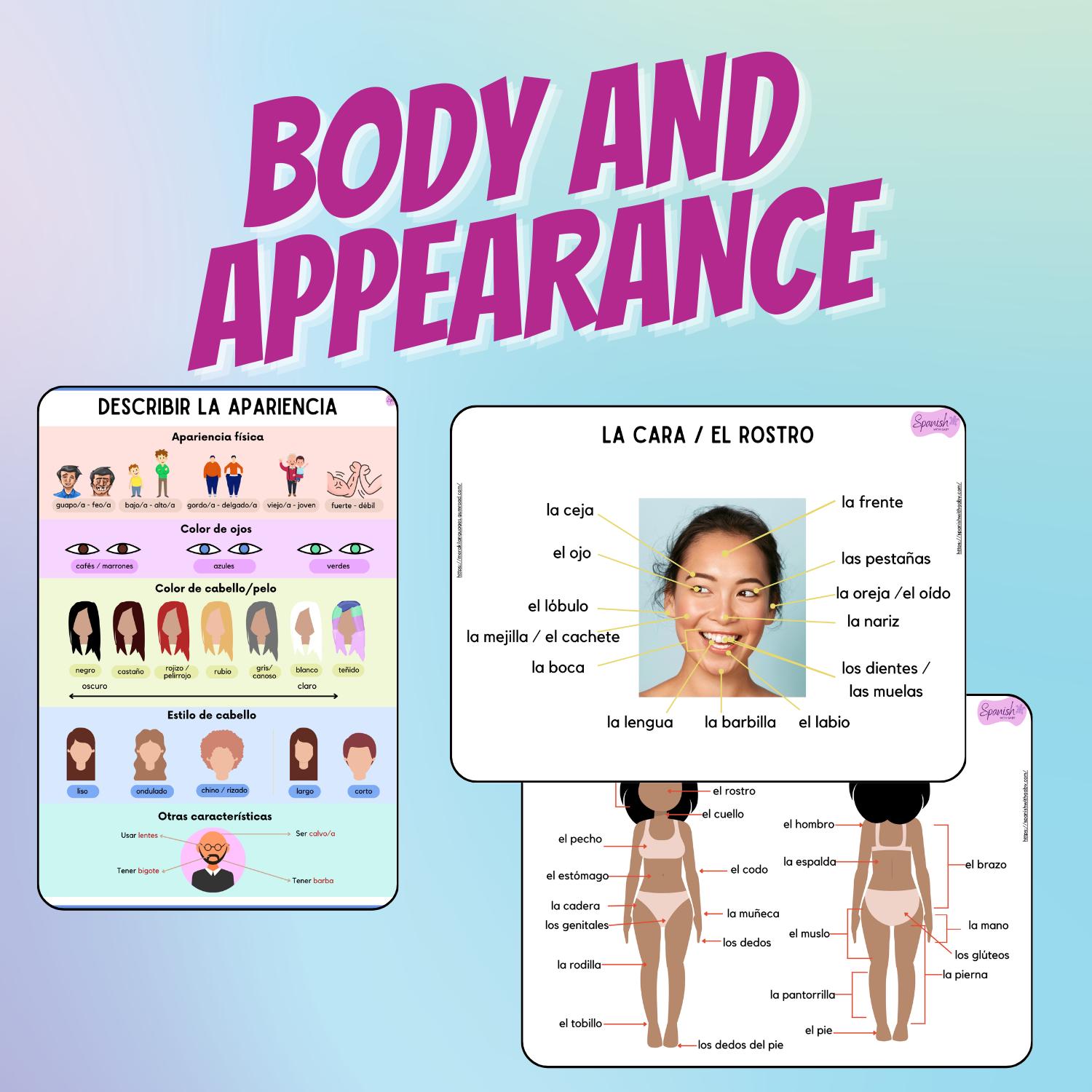 Spanish Vocabulary Bundle - Etsy