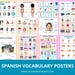 Spanish Vocabulary Bundle - Etsy