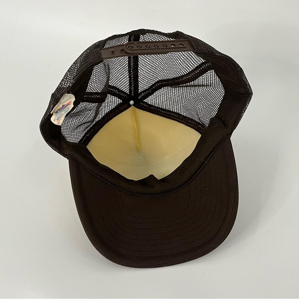 Vintage Trucker Hat Brown Snapback Mesh Phantom Bull Elk Lodge - Etsy