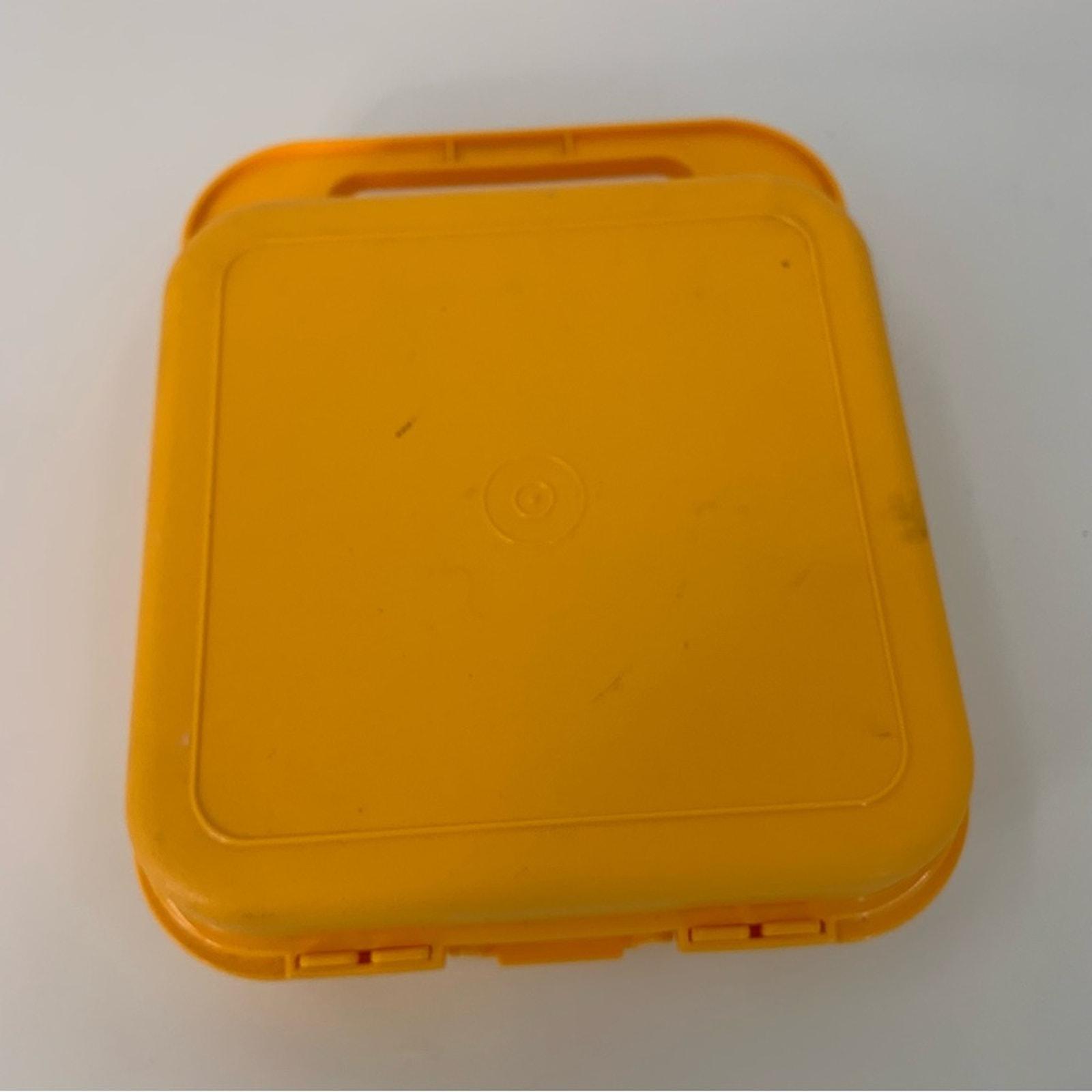 Vintage Tupperware Yellow Alphabet Abcs Stencil Case Lunch Box Storage ...