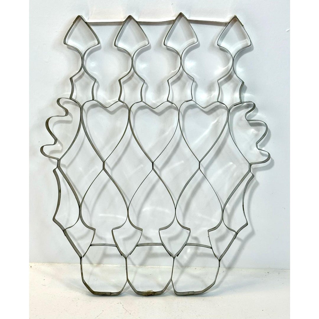 Vintage Scrapless No Waste Cookie Cutter With Instructions Hearts ...
