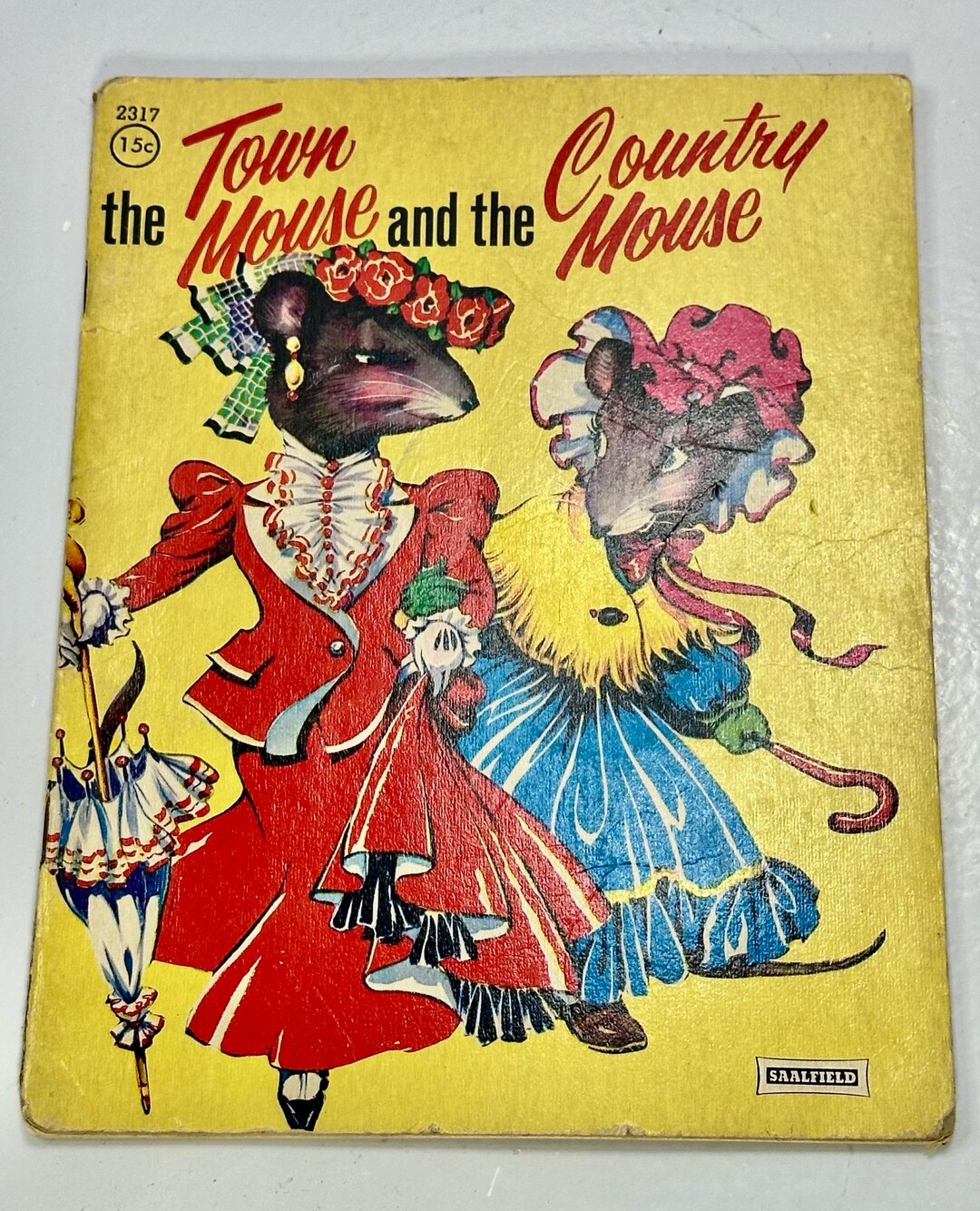The Town Mouse and the Country Mouse, Vintage Children's Book, 1952 ...