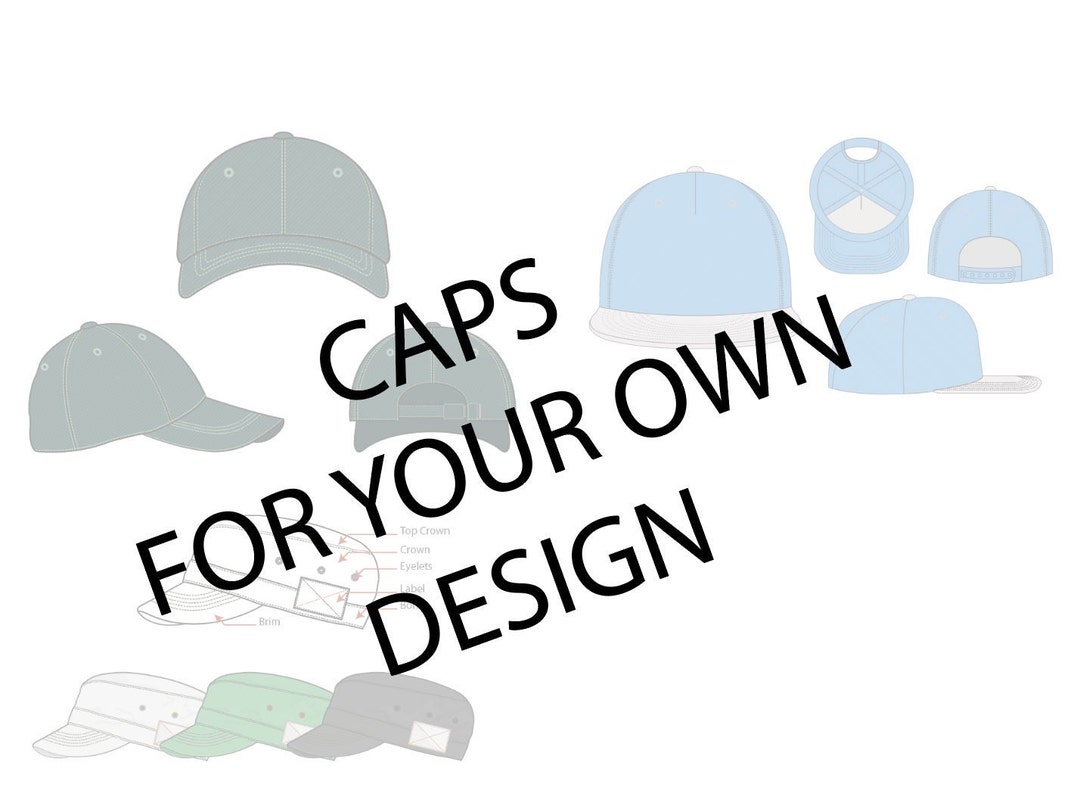 Caps for Your Own Design - Etsy