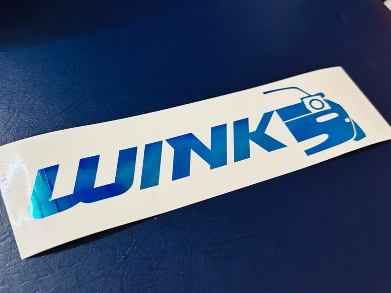 WINK Mazda Miata Holographic Decal - Car Stickers - Weatherproof ...