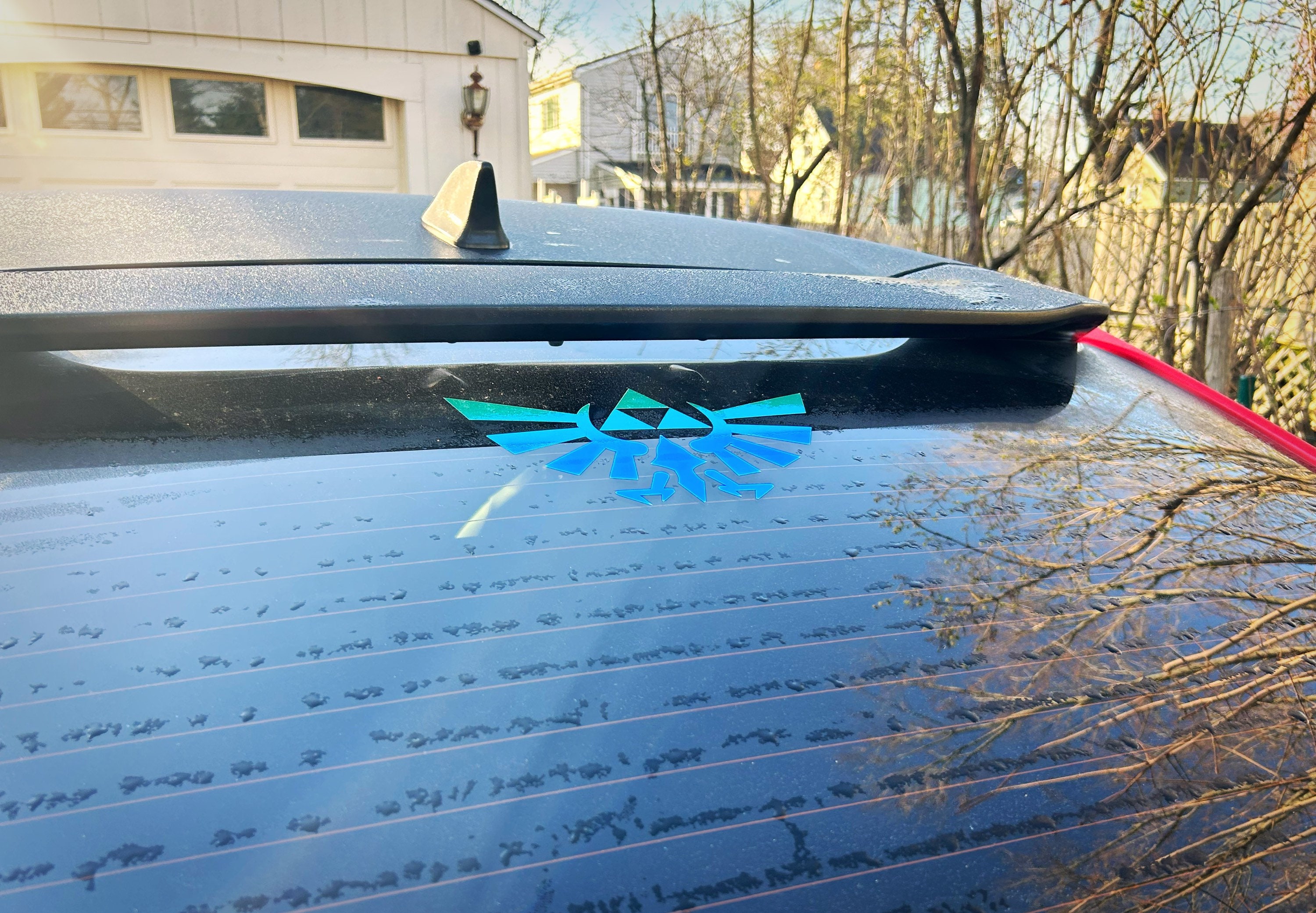 Hyrule Crest Holographic Decal Window Sticker Bumper - Etsy