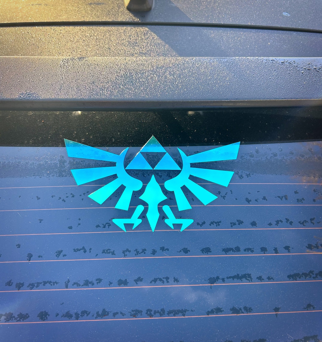 Hyrule Crest Holographic Decal - Window Sticker - Bumper Sticker - Car ...