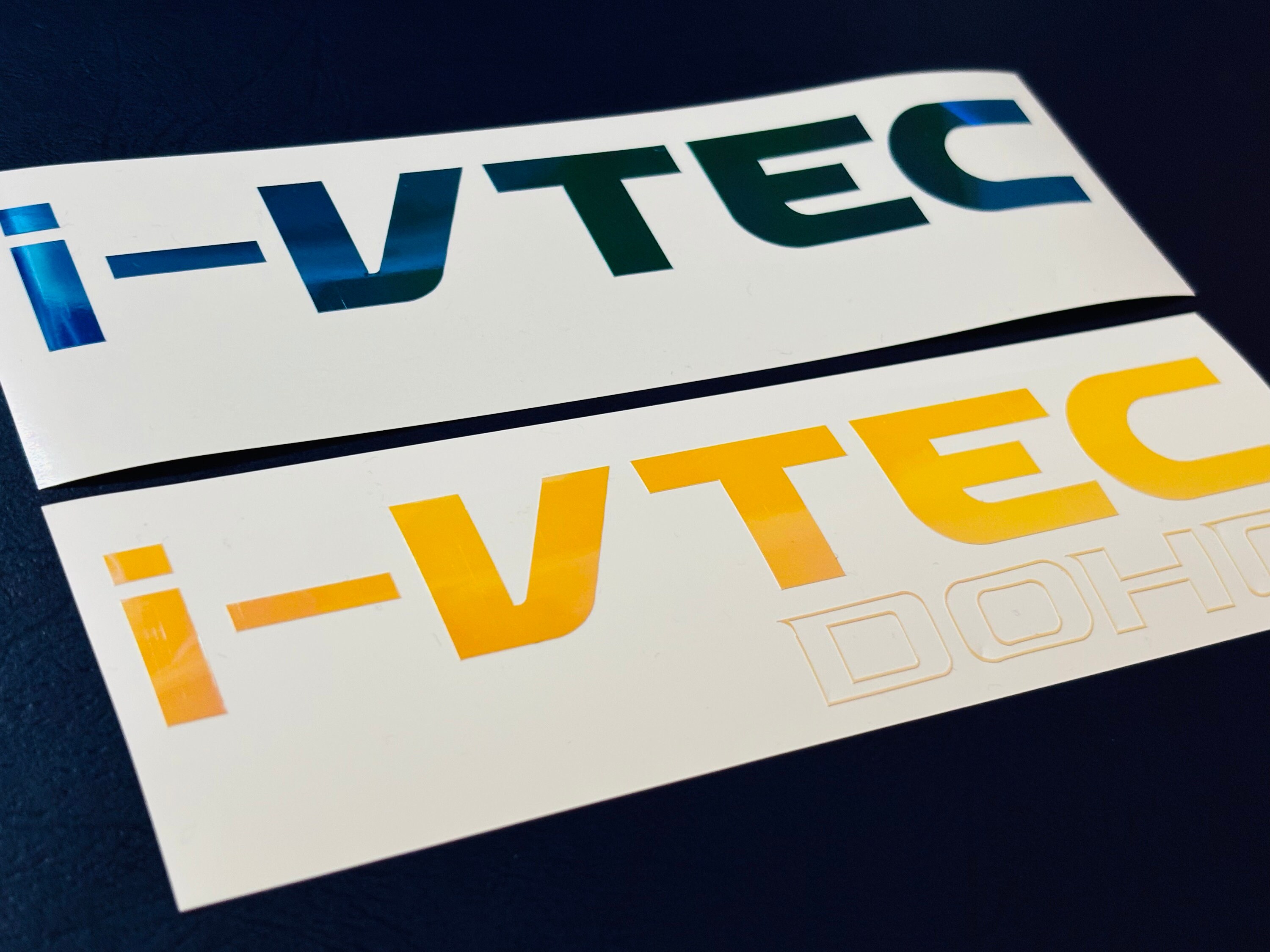 I-vtec Holographic Decal - DOHC - SOHC - Weatherproof Sticker - Vehicle ...