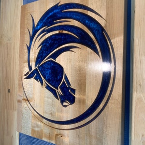 Epoxy Inlay Table and Boards - Etsy