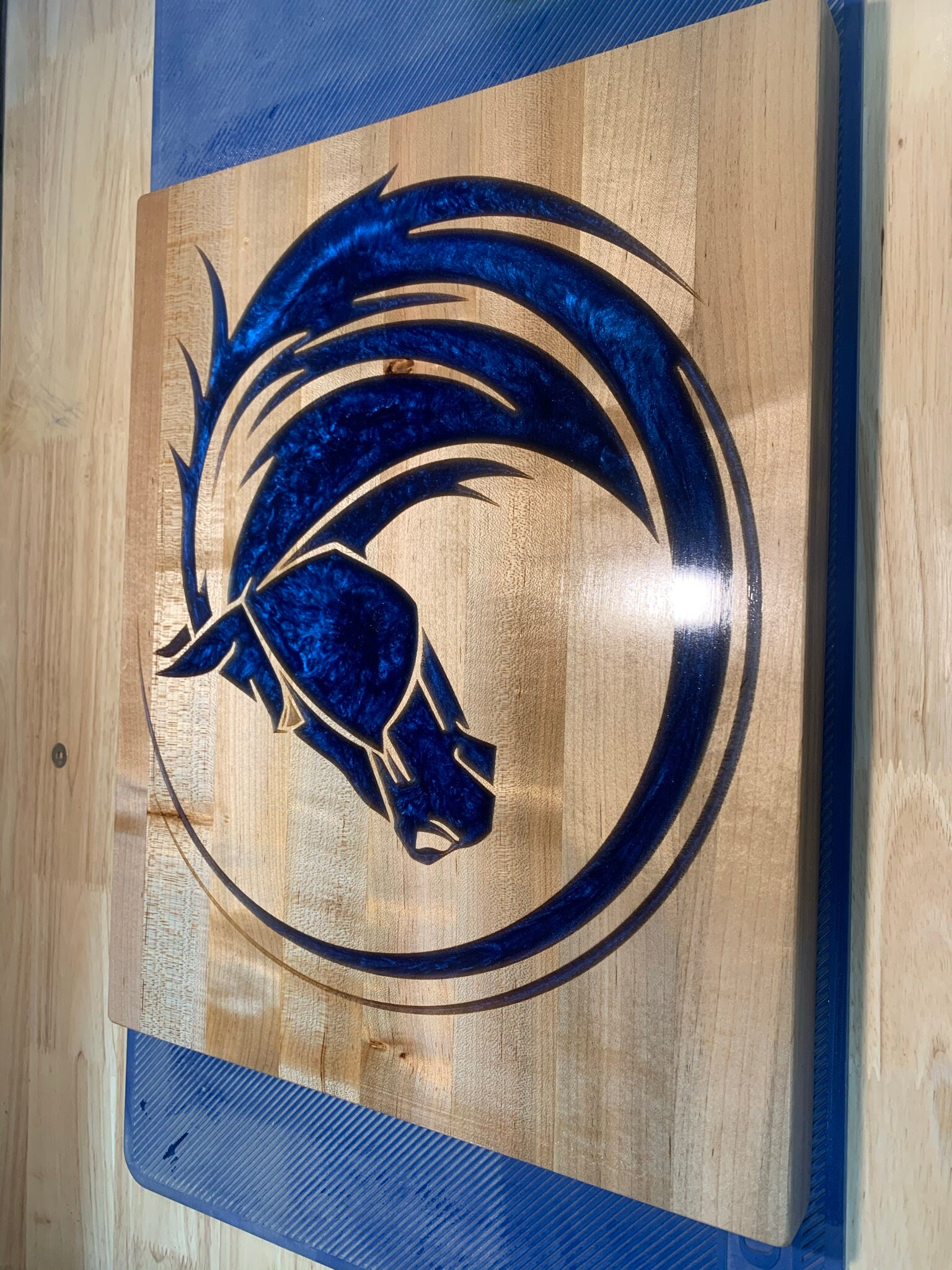 Epoxy Inlay Table and Boards - Etsy