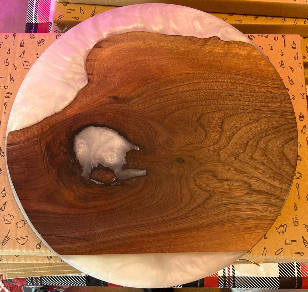 Custom Epoxy River Lazy Susan - Etsy