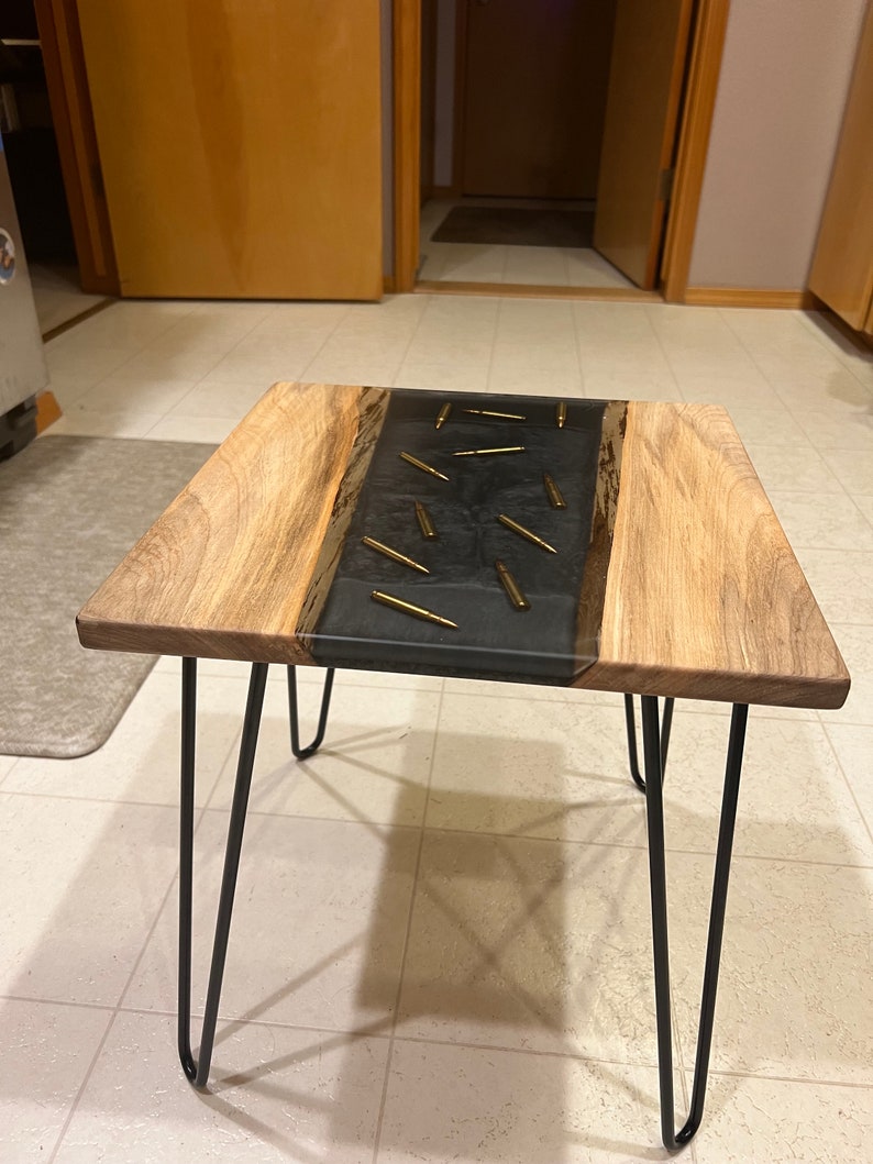 Epoxy Inlay End Tables and Cutting Boards - Etsy