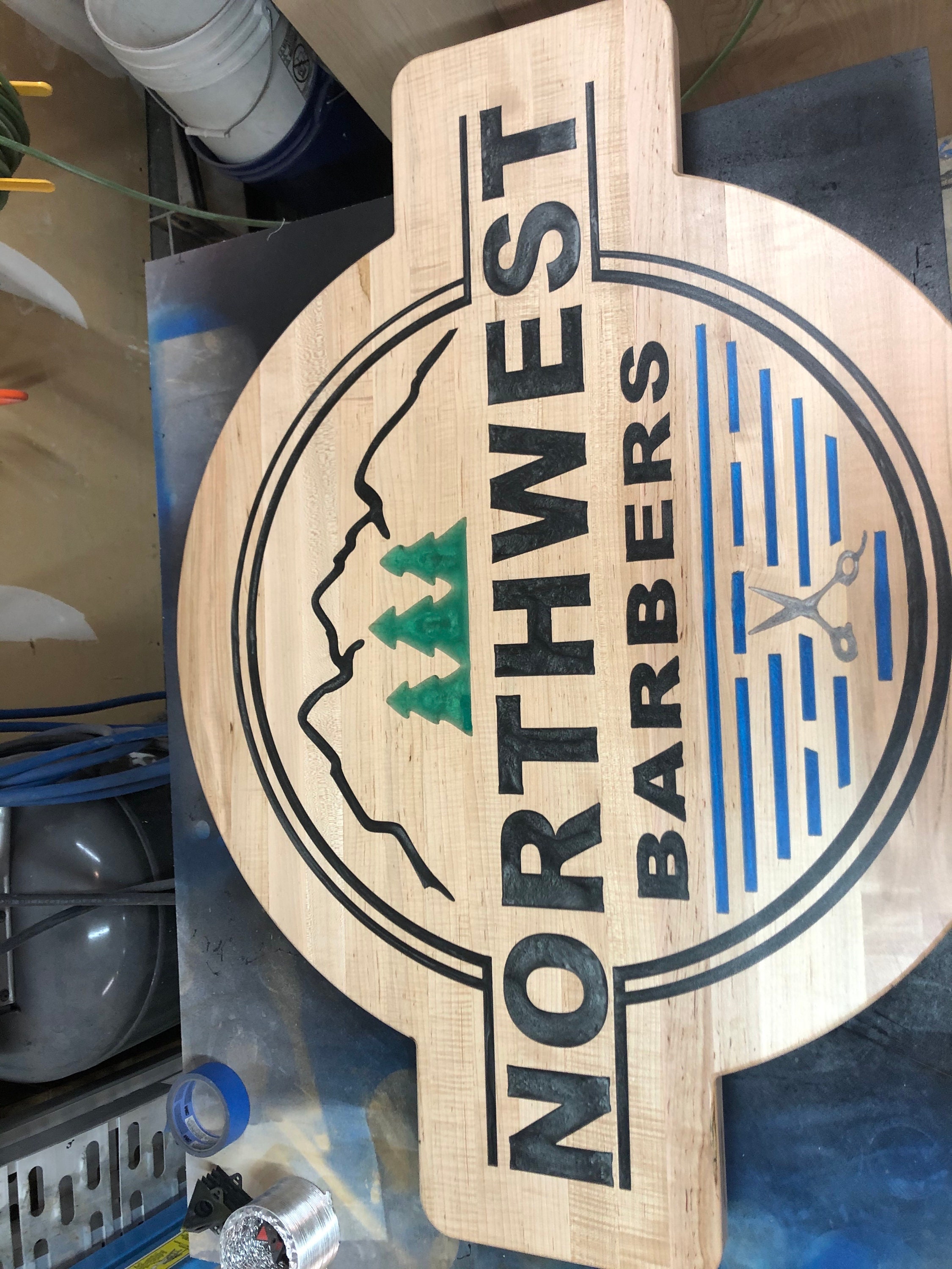 Epoxy Inlay Table and Boards - Etsy