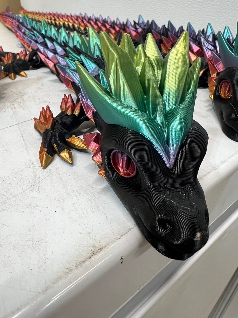 3d Printed Large Dragon - Etsy