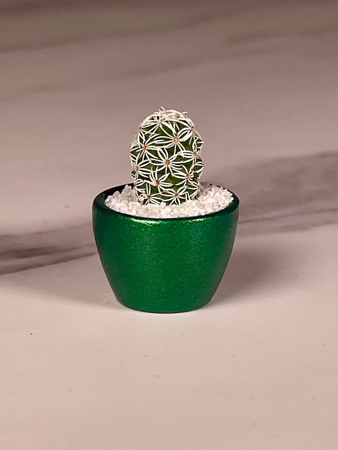 LITTLE PRICKS Miniature Cactus (metallic Green) - DIY Cactus Kits, Hand ...