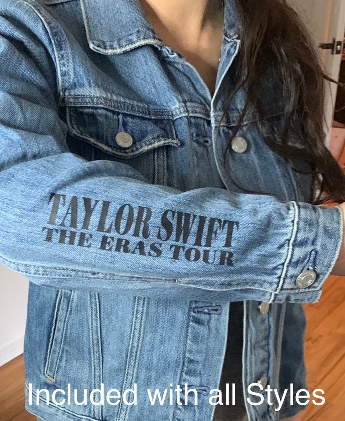 Taylor Swift Custom Jean Jacket - Etsy