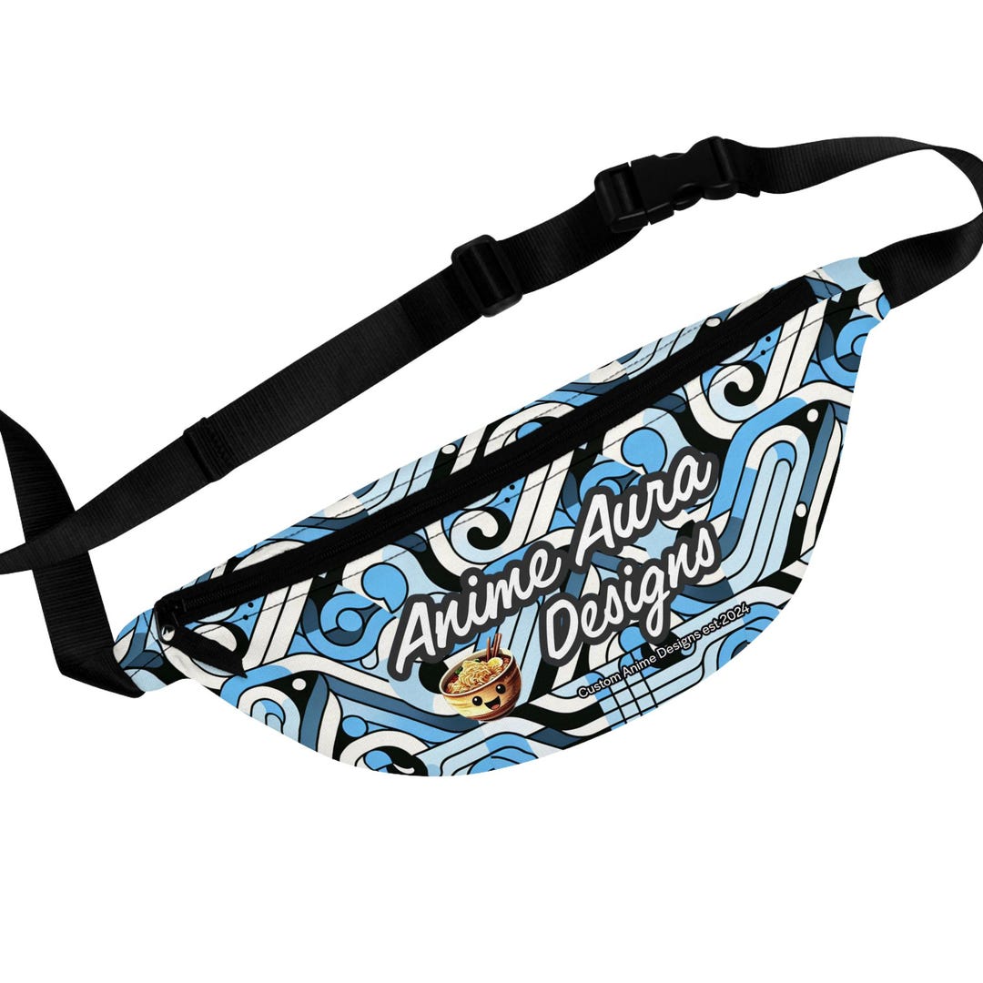Anime Aura Designs Fanny Pack | Anime-inspired Fanny Pack | Stylish ...