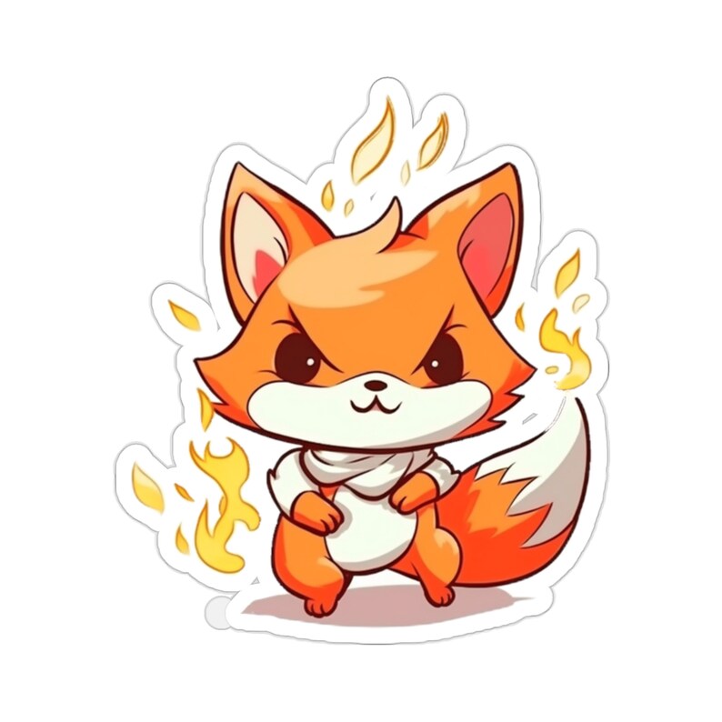 Fire Fox Stickers - Etsy