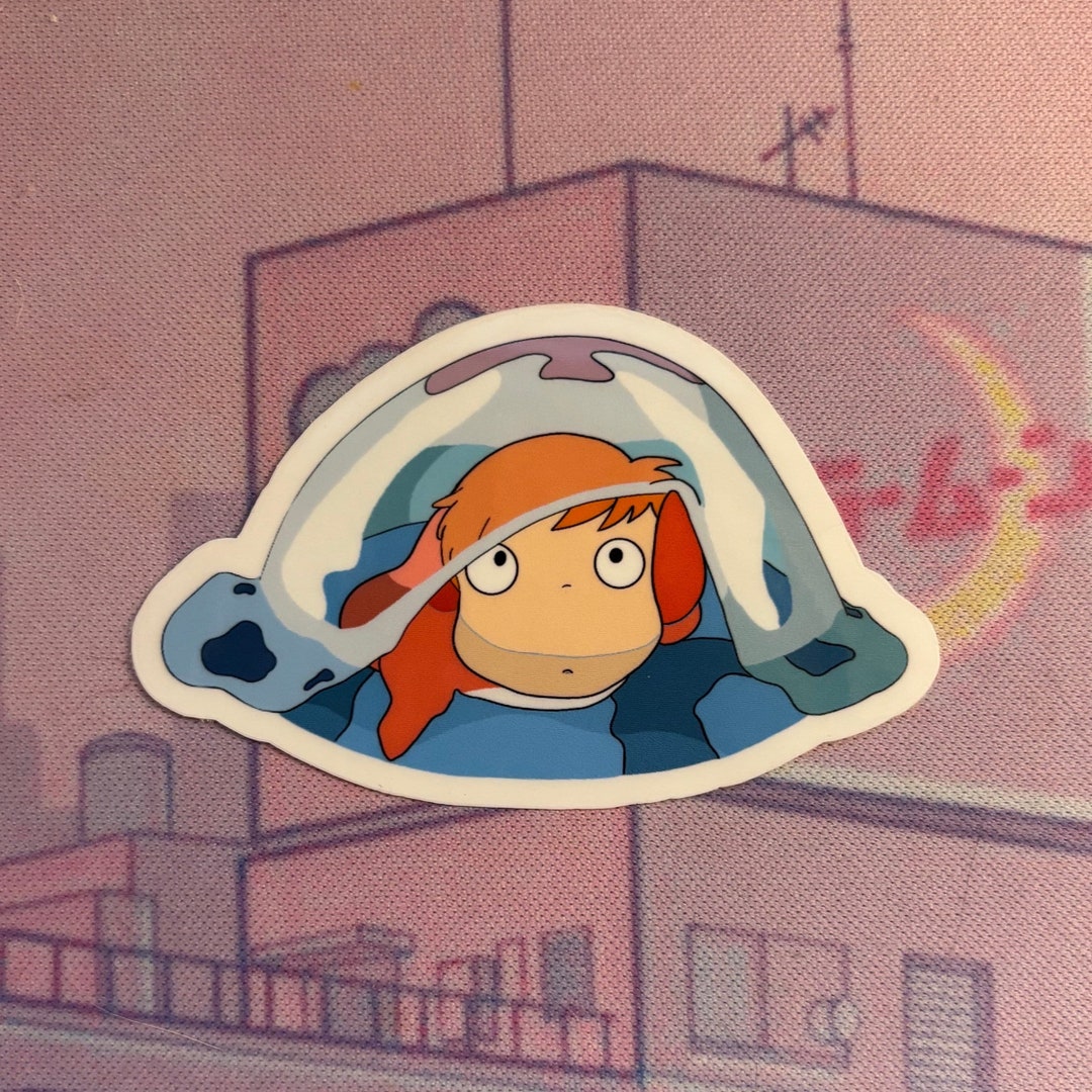 WATERPROOF Ponyo Sticker - Etsy