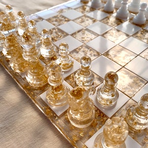 Beautiful Custom Made Resin Chess Set - Etsy