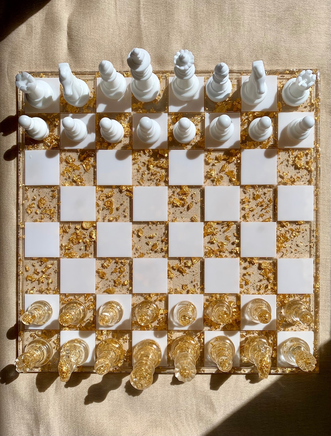 Beautiful Custom Made Resin Chess Set - Etsy