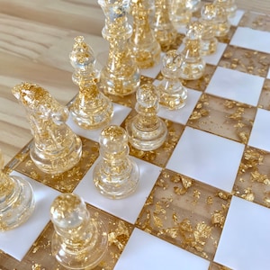 Beautiful Custom Made Resin Chess Set - Etsy